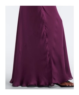 Christopher Esber Draped Open-back Silk Satin Gown