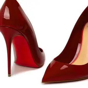 CHRISTIAN LOUBOUTIN Pointed Toe Patent Leather Stiletto Heel Pumps