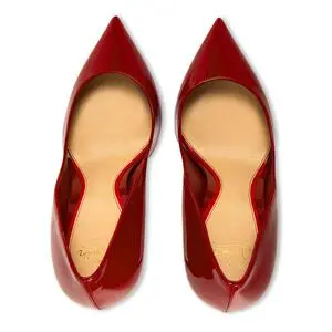 CHRISTIAN LOUBOUTIN Pointed Toe Patent Leather Stiletto Heel Pumps