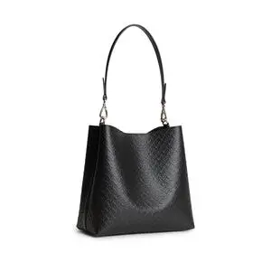 Tommy Hilfiger Icon Satchel Mono Faux Leather Shoulder Bag