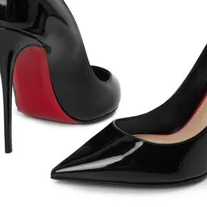 CHRISTIAN LOUBOUTIN Pointed Toe Patent Leather Stiletto Pumps