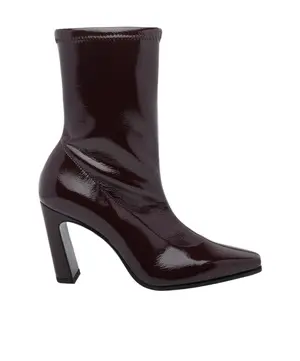 STUART WEITZMAN Square-toe High-heeled Ankle Boots - No