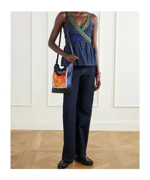 Dries Van Noten Printed Shoulder Bag
