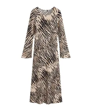 Rixo Long Sleeve Midi Dress No