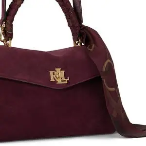 Ralph Lauren Farrah Small Leather Satchel