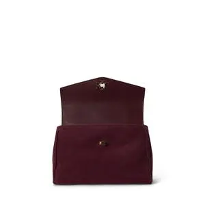 Ralph Lauren Farrah Small Leather Satchel
