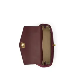 Ralph Lauren Farrah Small Leather Satchel