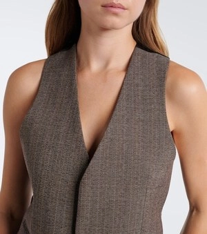 Victoria Beckham Pinstripe Vest