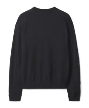 Maison Kitsuné Fox Head Merino Sweater - Black