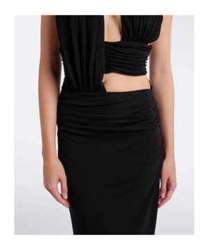 Christopher Esber Draped Halterneck Jersey Gown