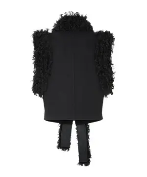 Fendi Wool And Shearling Gilet