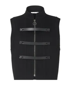 Fendi Wool And Shearling Gilet
