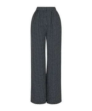 Emporio Armani High Waisted Wide Leg Trousers