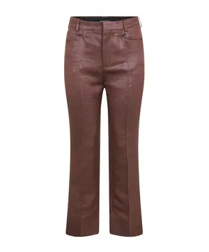 TOM FORD Faux Leather Flared Trousers