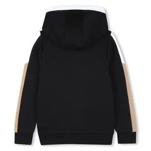 Hugo Boss Color Block Hooded Zip-up Jacket