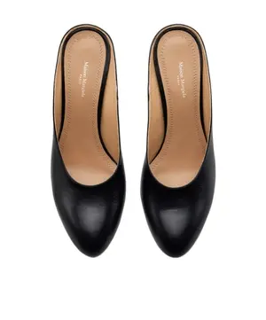 MAISON MARGIELA Plexi Wedge Mules - Black