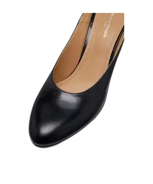 MAISON MARGIELA Plexi Wedge Mules - Black