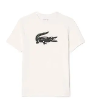 Lacoste Crew Neck Short Sleeve Tee - White