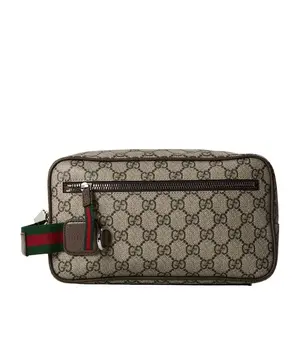 Gucci Monogram Canvas Toiletry Bag - No