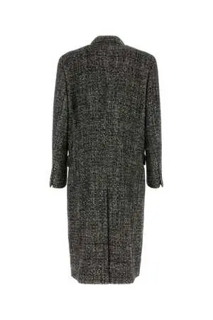 Dolce & Gabbana Two-tone Wool Blend Coat