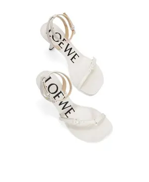 Loewe Petal Stiletto Sandal In Lambskin