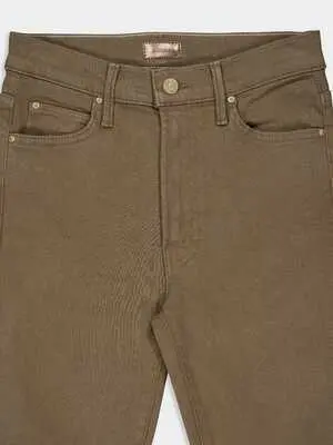 MOTHER High-waist Rascal Ankle Step Fray Jeans