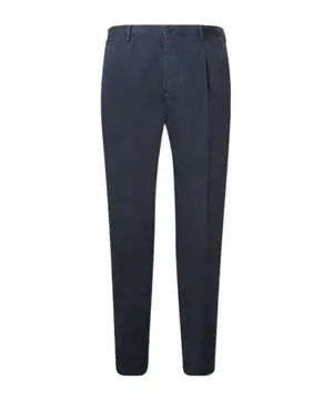 Incotex Pattern 54 Pleated Slim Pants - Black