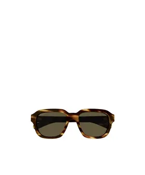 Gucci Square Frame Sunglasses - Brown