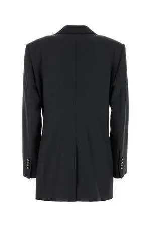 Dolce & Gabbana Graphite Wool Blazer - Gray