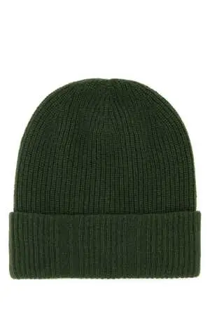 Fendi Wool Blend Beanie Hat - Green