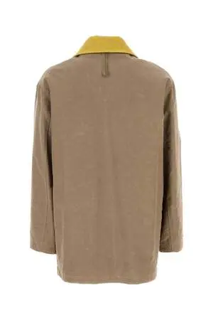 Fendi Cappuccino Canvas Coat