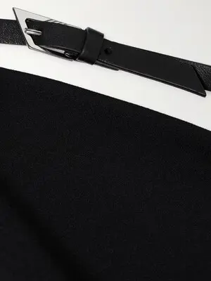 Attico Buckled Cady Halterneck Top