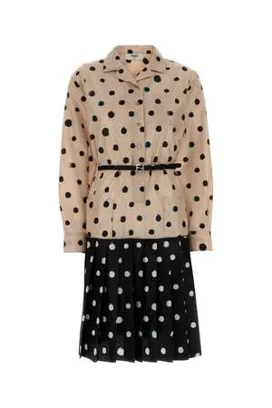 Fendi Printed Silk Dress - Multicolor
