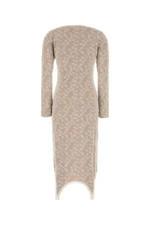 Fendi Embroidered Cotton Blend Dress