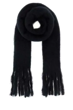 Loewe Mohair Blend Scarf - Black