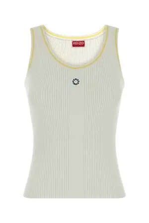 Kenzo Viscose Blend Tank Top - White