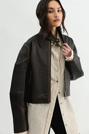 AGOLDE Pierson Leather Jacket