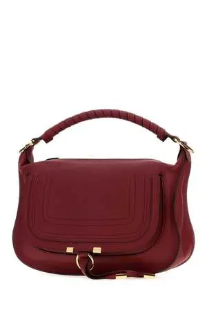 Chloé Tiziano Leather Small Marcie Shoulder Bag
