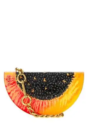 Chloé Printed Metal Tropicus Papaya Clutch - Multicolor