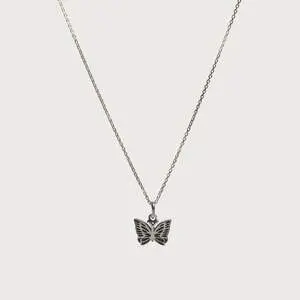 Needles 925 Silver Pendant Necklace - Papilion
