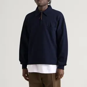 CAFÉ MOUNTAIN Quarter Zip Heavy Sweatshirt