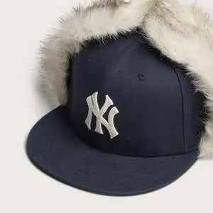 New Era New York Yankees Chainstitched 59fifty Dogear Cap - Navy