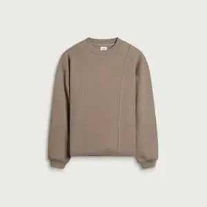 GANDER Raw Edge Crewneck Sweatshirt - Beige
