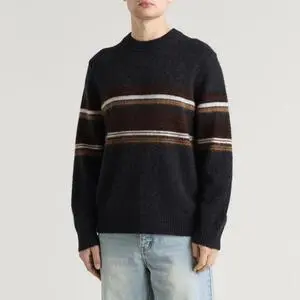 WAX LONDON Wilde Bold Stripe Brushed Jumper