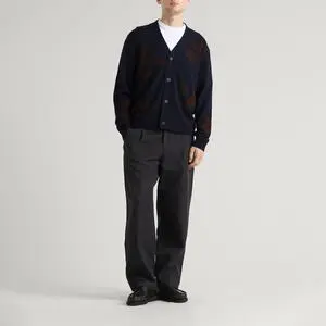 WAX LONDON Walker Felted Applique Cardigan