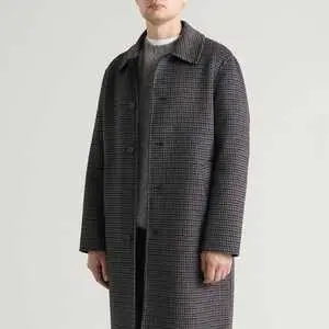 WAX LONDON Stan Double Face Check Coat