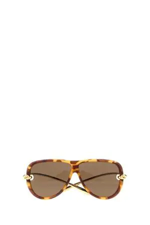 Bottega Veneta Printed Acetate Knot Sunglasses