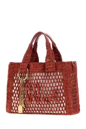 Chloé Raffia Summer Banana Shopping Bag