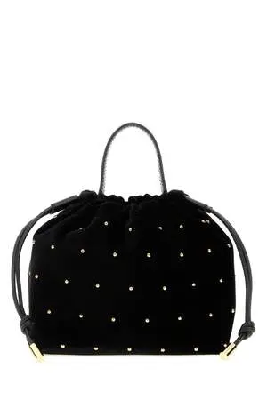 Chloé Velvet Icons Bucket Bag - Black