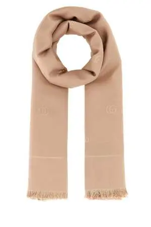 Gucci Antiqued Silk Blend Scarf - Pink
